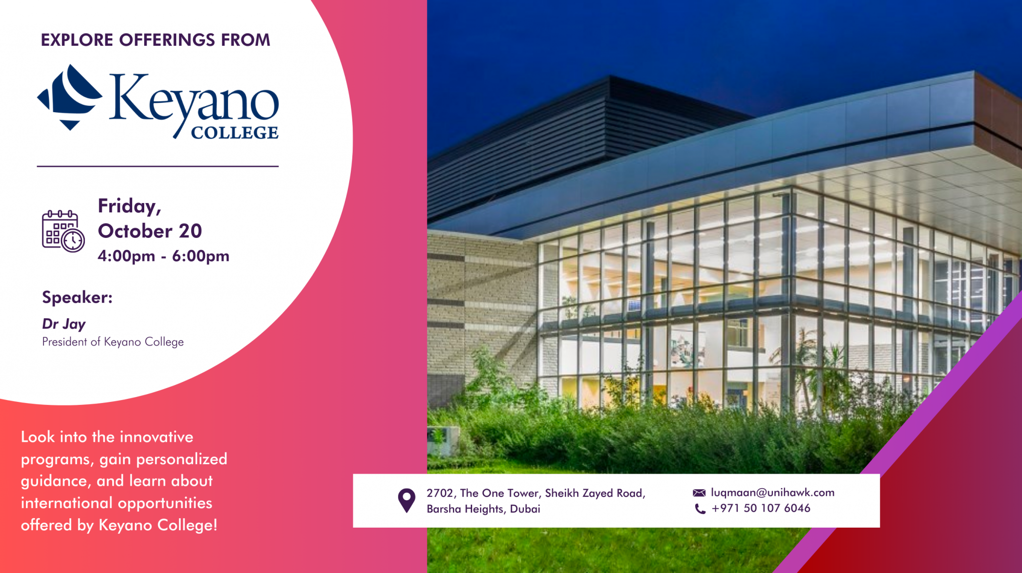 Explore Offerings From Keyano College - UniHawk – Global Education ...